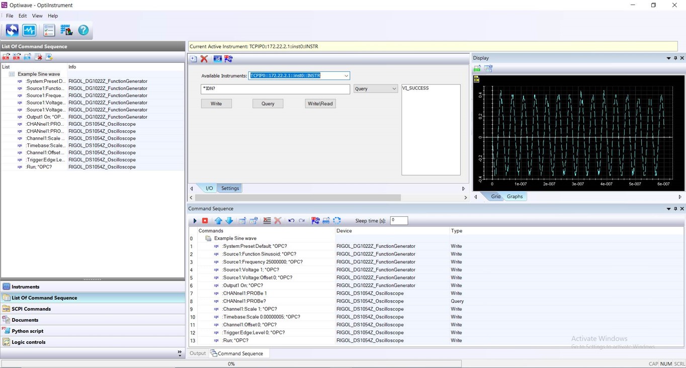 OptiInstrument Overview