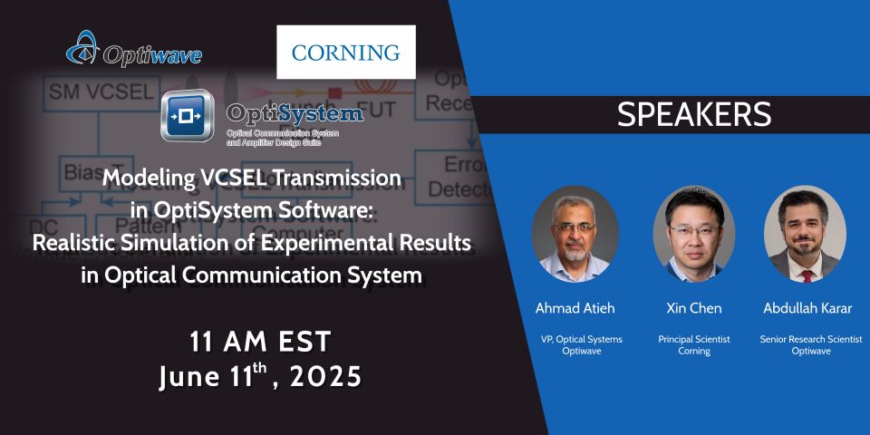 Modeling VCSEL Transmission in OptiSystem Software: Realistic Simulation of Experimental Results ...